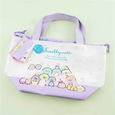 Sumikko Gurashi Sleepover 2 Way Lunch Bag Lunch Bag Japanese Tote
