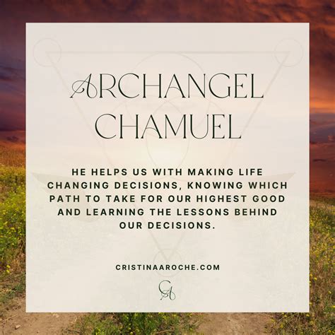 Archangel Chamuel Cristina Aroche