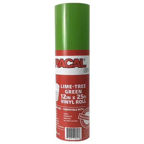 X Ft Roll Of Oracal Lime Tree Green Craft Vinyl Adhesive Vinyl For Cricut