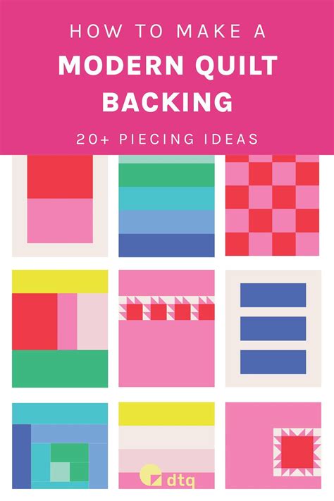 Quilt Backing Simple Patterns Ideas For Modern Quilters Backing A
