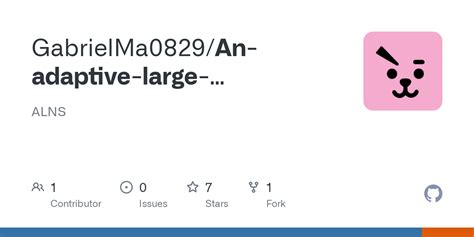 github gabrielma0829 an adaptive large neighborhood search