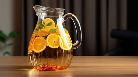 Premium Ai Image Glass Pitcher