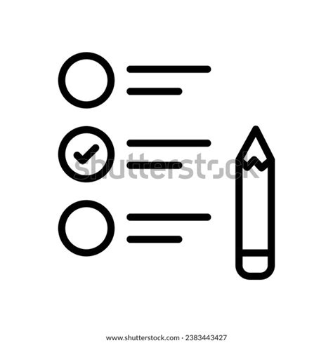 Assessment Icon Isolate White Background Vector Stock Vector Royalty