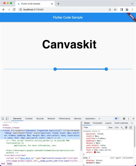 Web Renderer Html Of Rangeslider Is Faded While It Is Ok Using