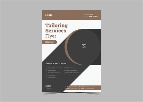 Tailor Flyer Vector Art Icons And Graphics For Free Download