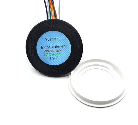 Bezel Waveshare 1 28 1 28 Gc9a01 Round Lcd Display Frame Installation Mounting Enclosure Box
