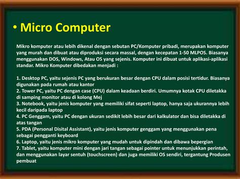 Jenis Jenis Komputer Pptx
