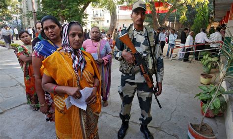 Gujarat Assembly Election 2017 Voting For Second Phase Ends Amid Evm