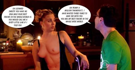 Post Fakes Johnny Galecki Kaley Cuoco Leonard Hofstadter Moyman Penny The Big Bang Theory