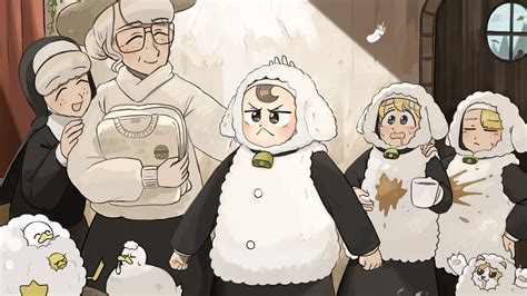 Clumsy Nun Froggy Nun Spicy Nun Sheep Nun And Sheep Nuns Mother
