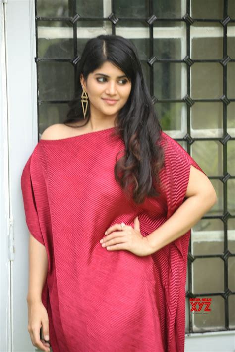 Actress Megha Akash Stills From Raja Raja Chora Movie Interview