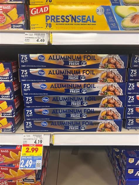 Kroger Aluminum Foil As Low As 249 Kroger Krazy