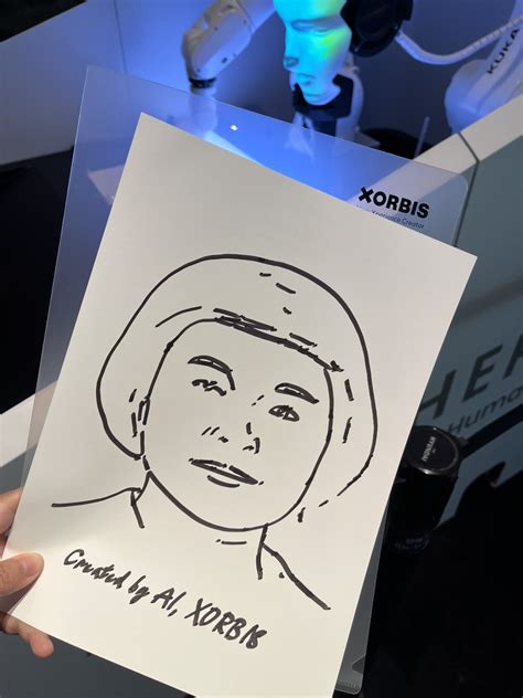 로봇이 모자 쓴 얼굴도 그릴 수 있나요