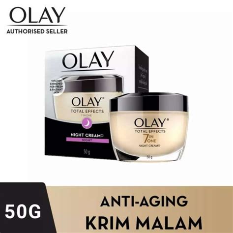 Promo Olay Total Effect 7 In 1 Day Night Cream 50g Day SPF 15