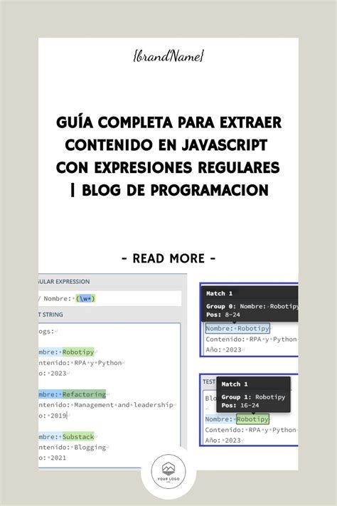 Guía Completa Para Extraer Contenido En Javascript Con Expresiones