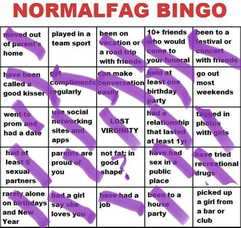 Ive Got Three Bingos Not Bad For A Former Neckbeard R