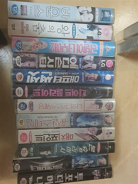 추억의 비디오테이프 판매합니다 Cd 중고나라