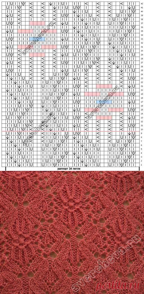 узор 150 японские бабочки каталог вязаных спицами узоров вязание