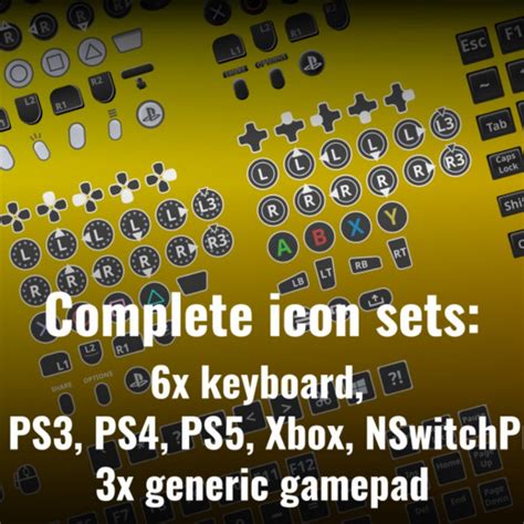Keyboard And Gamepad Sprites Vol1 2d Icons Unity Asset Store Keyboard Sprite Unity