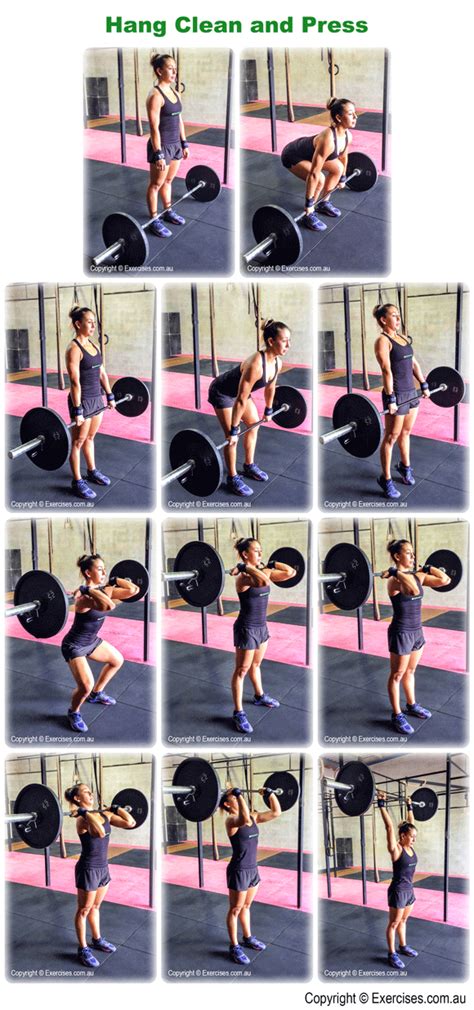 Hang Clean Exercise