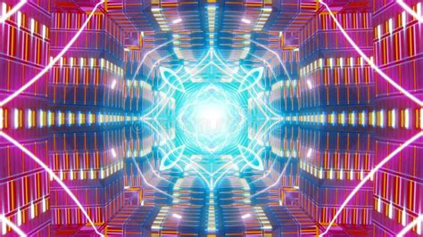 Psychedelic 3d Mandala With Vibrant Kaleidoscope Patterns Stock Video