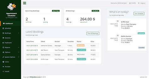 appointment scheduler php script inkthemes