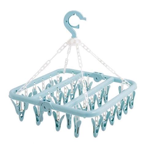 Happy cintre à clip Cintre à linge avec clips pliable pince à linge séchoir à linge pour