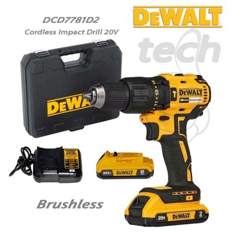 Promo Mesin Bor Tembok Baterai Cordless Impact Drill Dcd D Dcd Diskon Di Seller Kulee