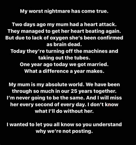 Caitlins Mum Has Died On Their Anniversary Rcaitlinandleah