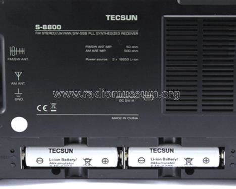 FM Stereo LW MW SW SSB PLL Radio Tecsun 德生 Radiomuseum org
