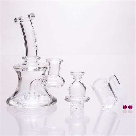 Monark Glass Traveler Dab Rig Set Aqua Lab Technologies