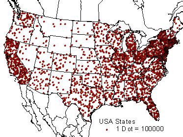 The M C Project Dot Distribution Map
