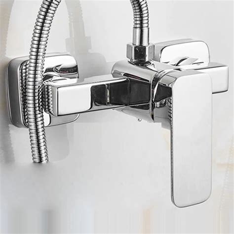 Robinet Mitigeur De Douche Mural Finition Chrome Polie Robinet Mitigeur De Douche Mural De
