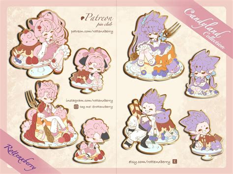 Check Out Our New Patreon Pin Club Sweets Themed Collection R