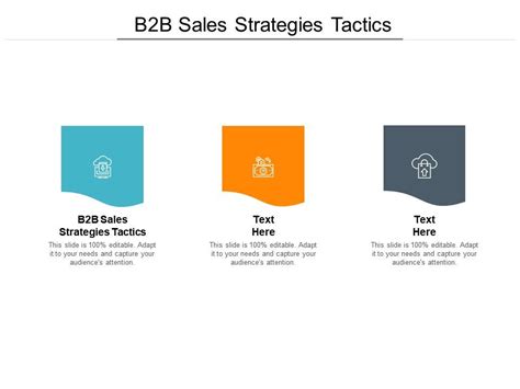 B2b Sales Strategies Tactics Ppt Powerpoint Presentation Styles Show