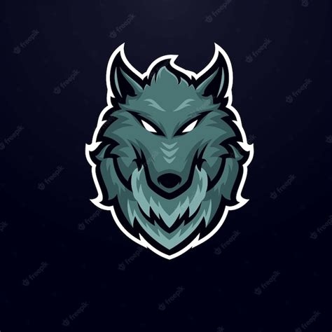 Premium Vector Wolf Masscot Logo Esport Illustration Premium Vector