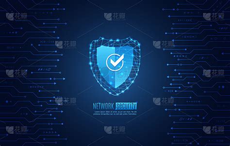 网络安全和数据隐私保护矢量插图。