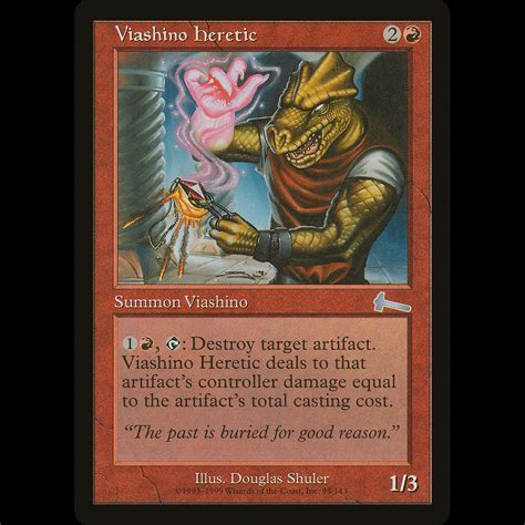 Mtg Hereje Viashino Viashino Heretic Urzas Legacy Madtoyz