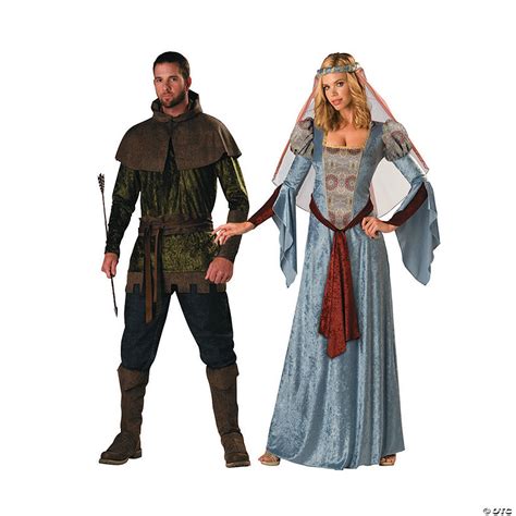 Adults Robin Hood Maid Marian Couples Costumes