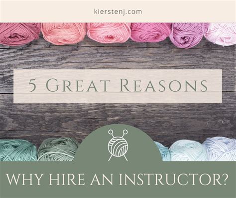 Hiring A Knitting Instructor Is A Great Idea Knitting Local Yarn