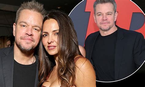 Matt Damon Credits Wife Luciana Barroso With Helping Him Get Out Of