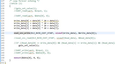 cc2640r2f osal snv write 和 osal snv read 函数跑出错 蓝牙论坛 bluetooth e2e