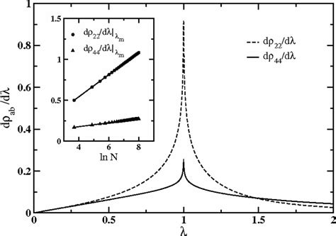 First Derivative Of Elements Of The Two Spin Reduced Density Matrix For
