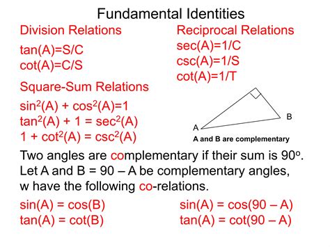 T3 Analytic Trigonometry And Trig Formulas Ppt