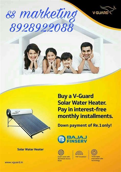 V Guard Solar Water Heater At ₹ 11500unit V Guard Solar Water Heater