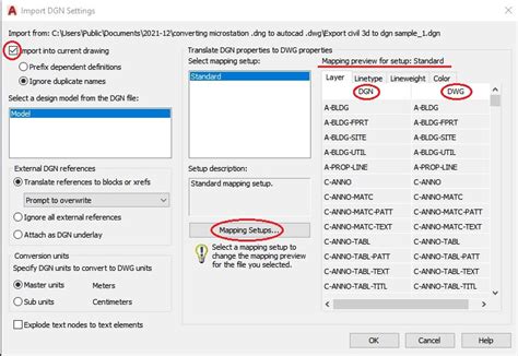 Converting Microstation Dgn To Autocad Dwg Autodesk Community