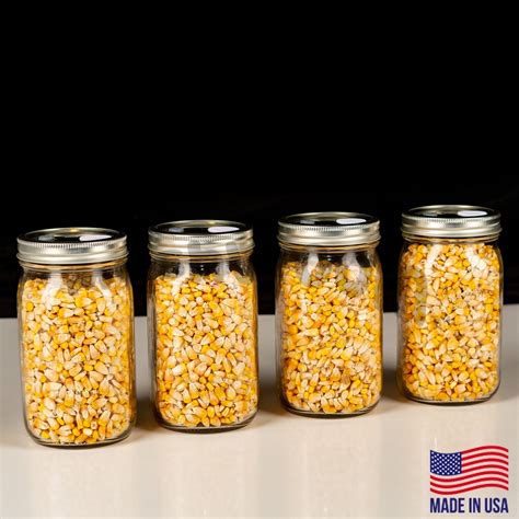 4 Mushroom Growing Grain Spawn Jars Ready To Inoculate