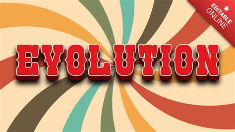 Evolution Text Effect Generator Textstudio