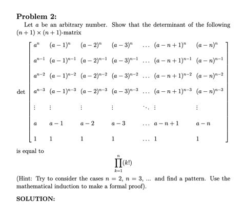 Solved Problem 2 Let A Be An Arbitrary Number Show That Chegg Com