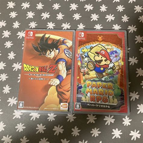【新品未使用】ドラゴンボールzカカロットとペーパーマリオrpgセット メルカリ